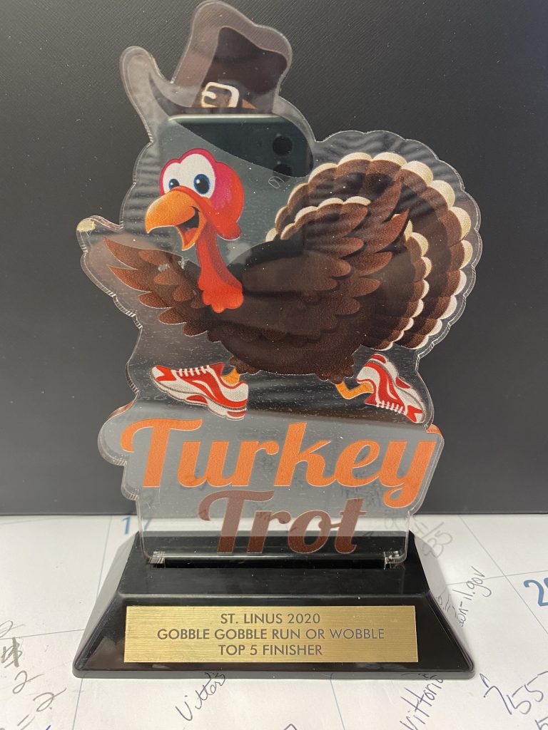 Turkey Trot Trophies! – St. Linus School