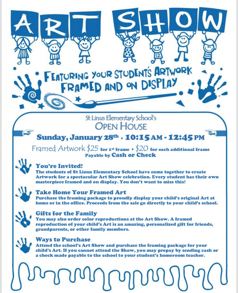 Catholic Schools Week Art Show – St. Linus School