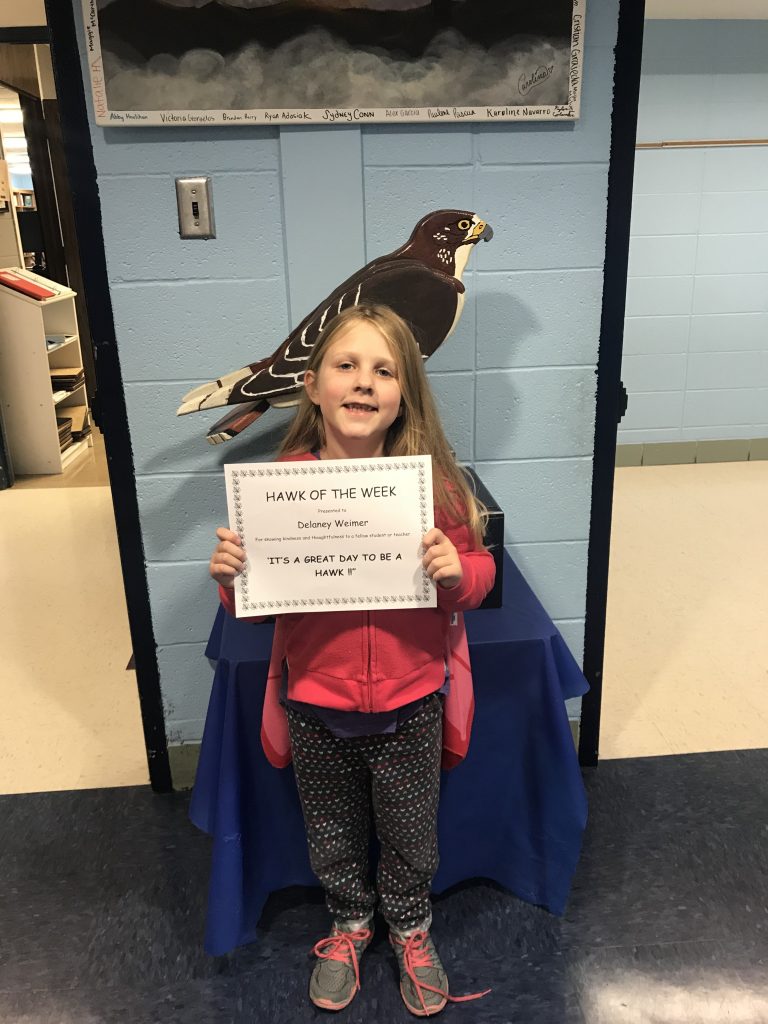 Hawk Feather Winners! – St. Linus School