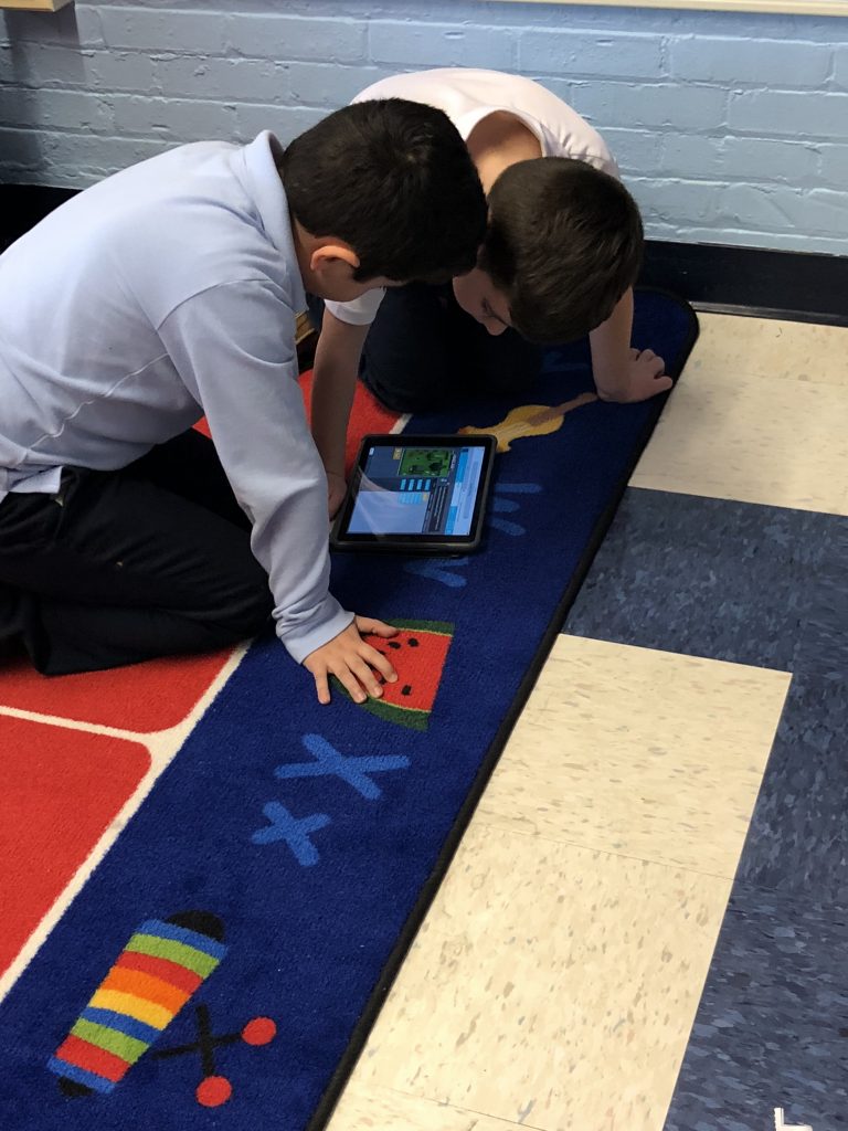 Coding In First Grade – St. Linus School