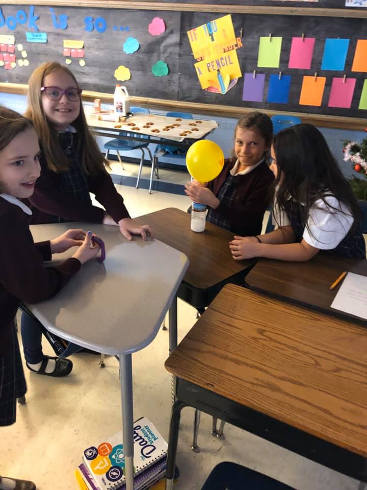 3rd grade Christmas Science Experiments! – St. Linus School