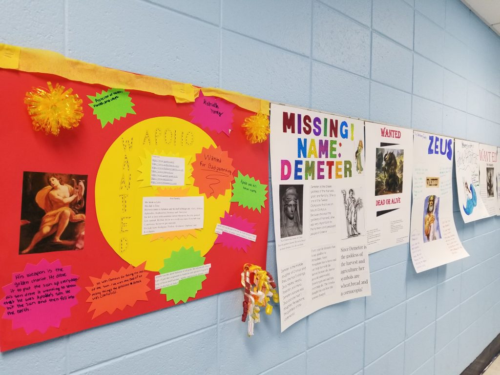 Greek Mythology Wanted Posters!!! – St. Linus School
