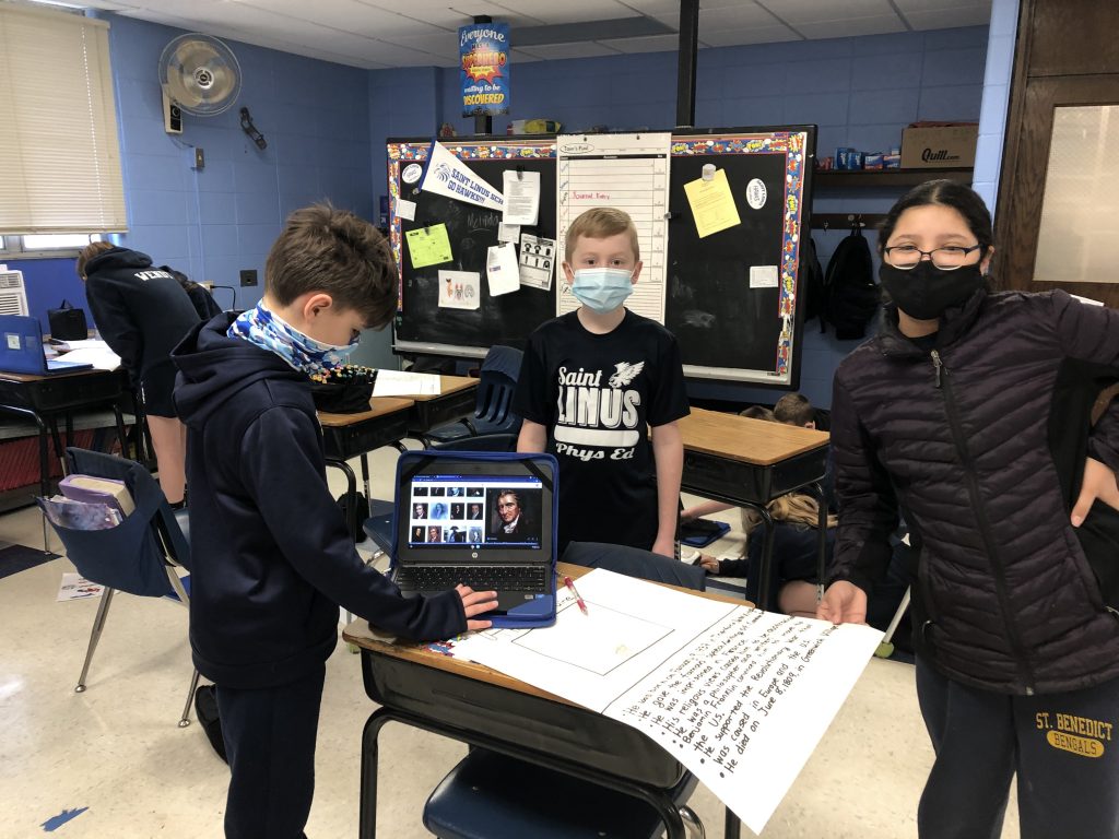 5th Grade Social Studies Project – St. Linus School