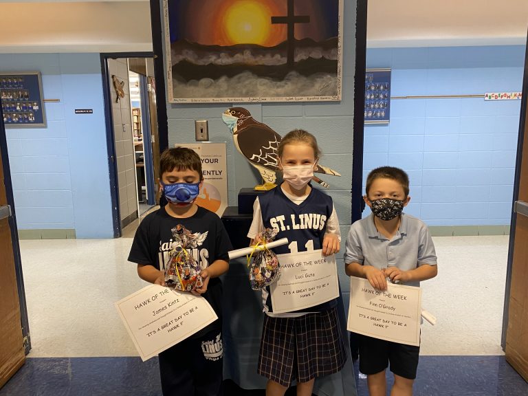 Hawks of the Week!!! – St. Linus School