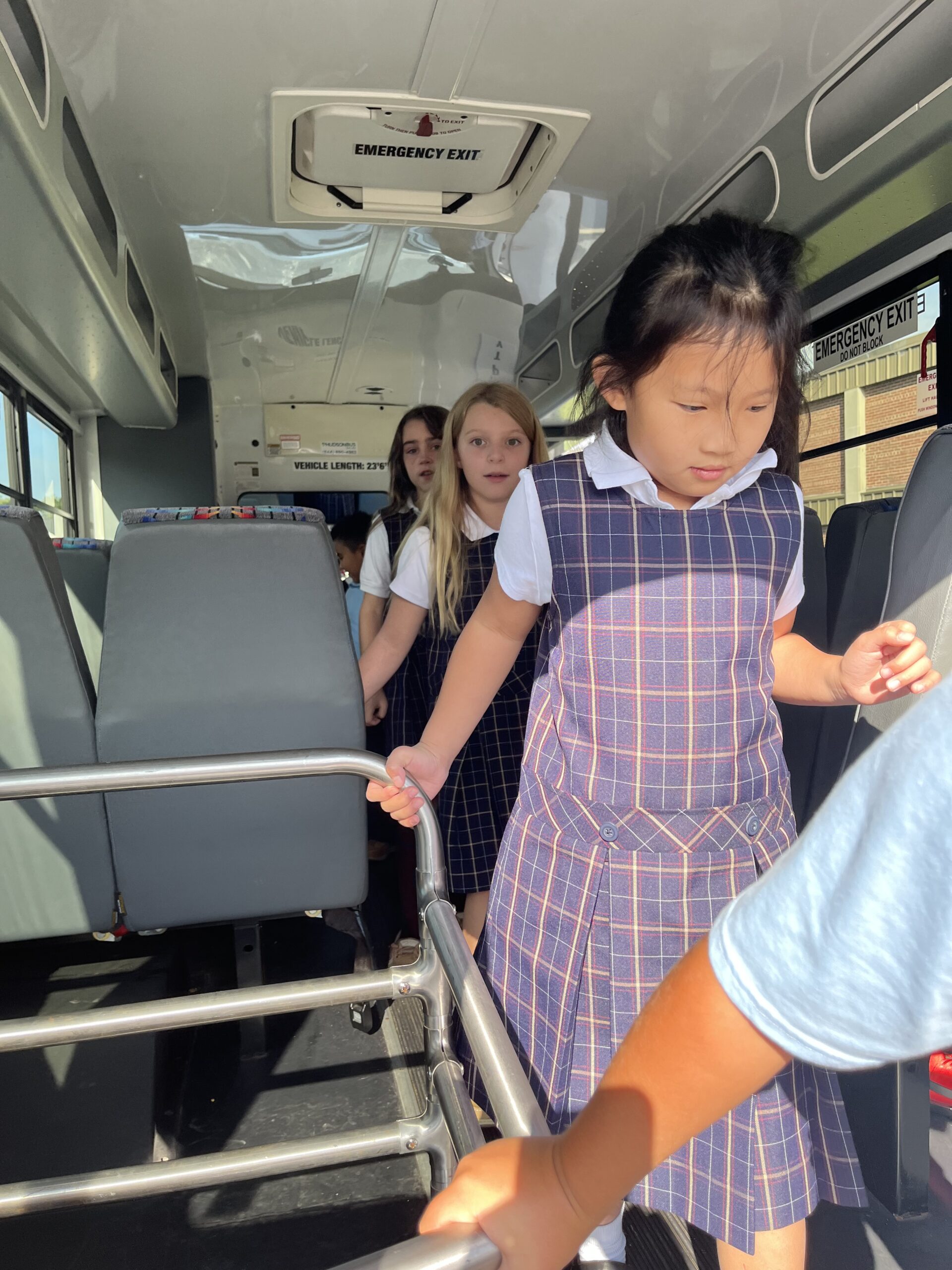 Our bus drill was a success! – St. Linus School