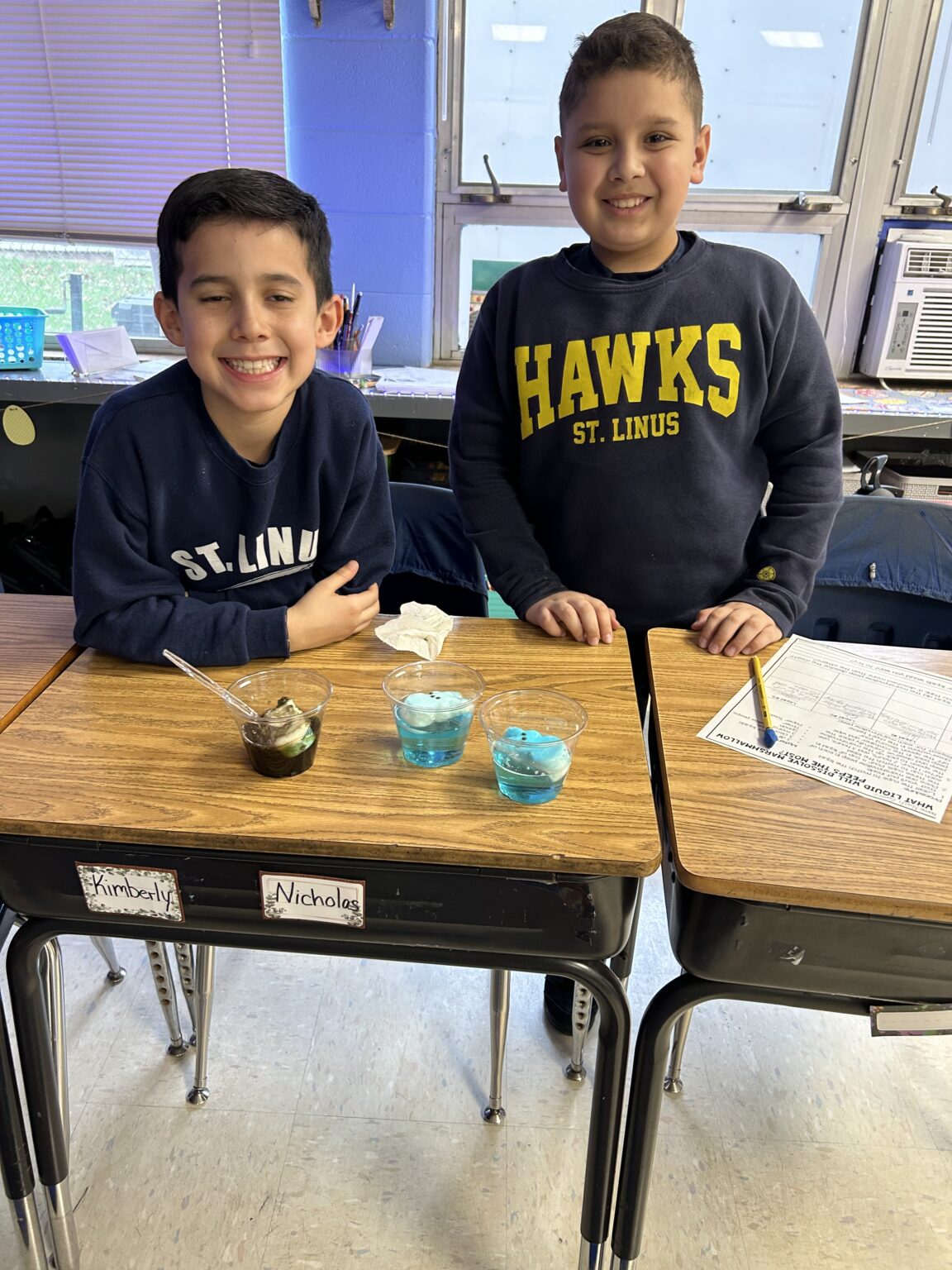4th Grade Scientists!! – St. Linus School